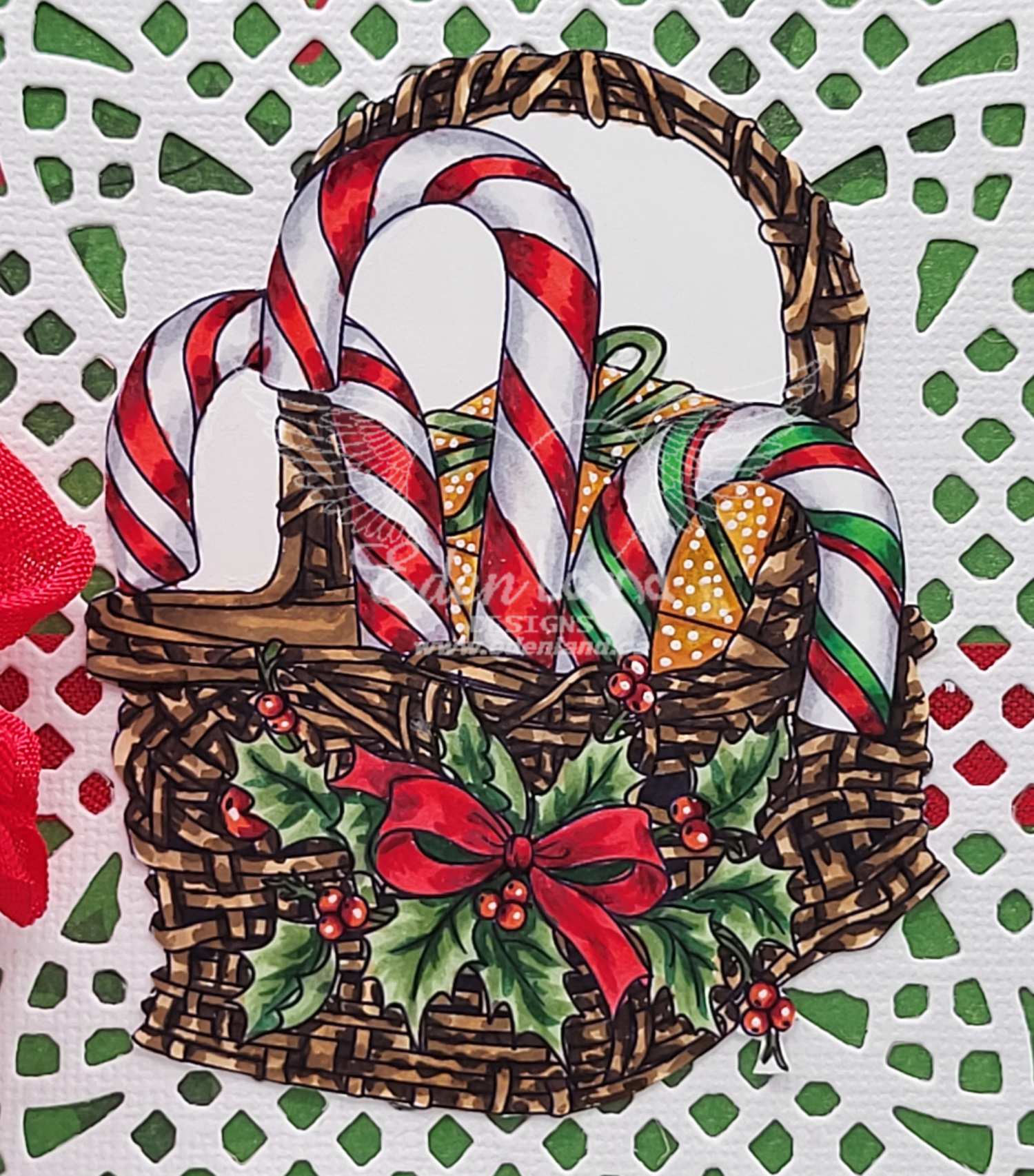 Candy Cane Basket – Edenland Designs